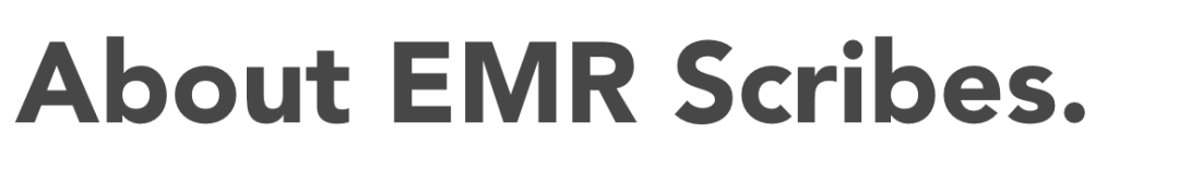 About EMR Scribes - Professional Scribe Management | EMR Scribes