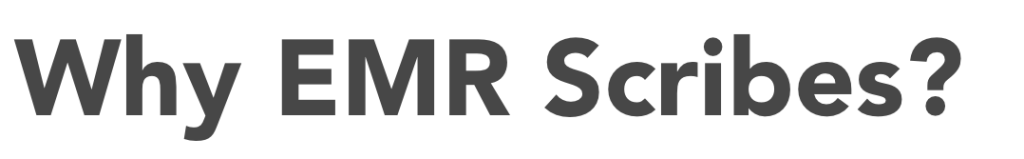 SERVICES - EMR Scribes